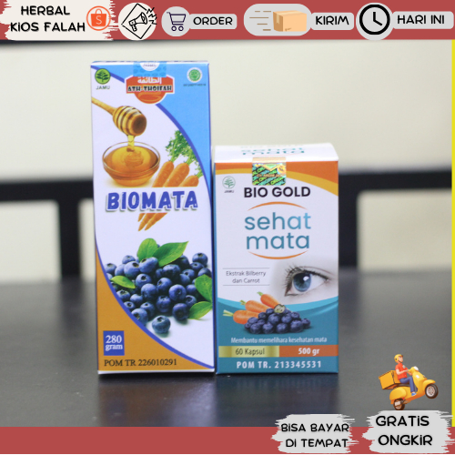 Jual Kapsul Sehat Mata Bio Gold Ekstrak Blueberry dan Wortel Membantu ...