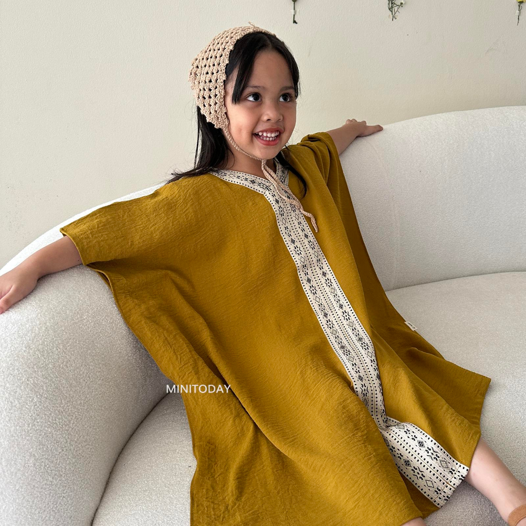 Jual Batwing Kaftan ( Kaftan ANAK Premium MINITODAY ) | Shopee Indonesia
