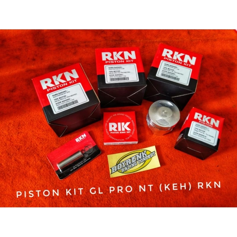 Jual PISTON KIT RKN HONDA MEGAPRO GL-PRO NEOTECH (KEH) OVZ 125|150|175 ...