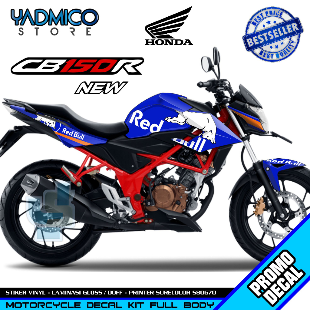 Jual Decal CB 150R New 2019 Full Body - Stiker Motor CB150R New Full ...
