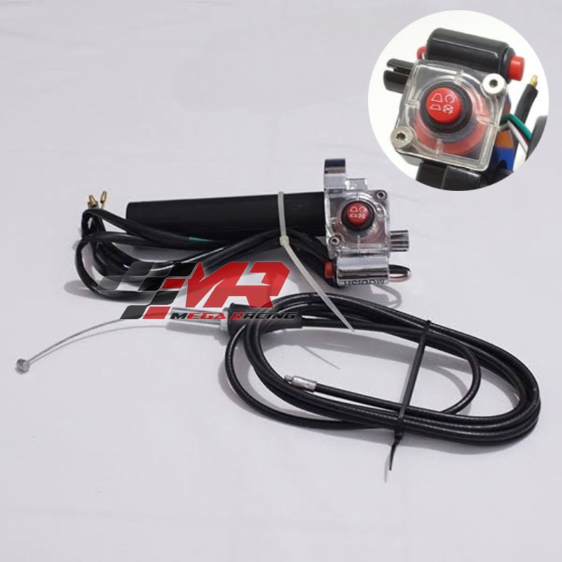 Jual Gas Spontan Matic 2 Tombol Saklat Transparan Plus 1 Kabel 190cm ...