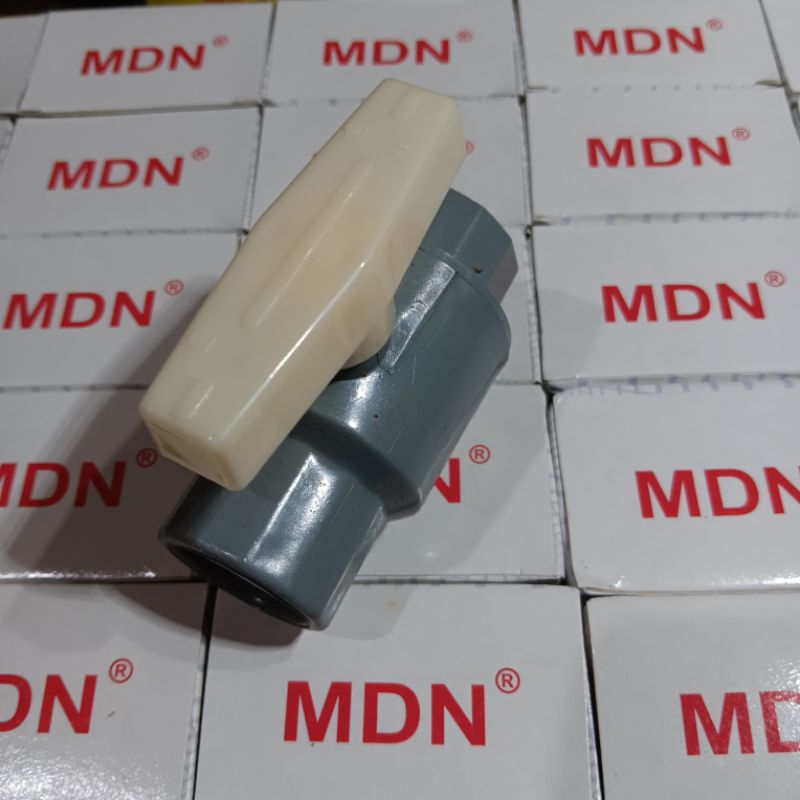 Jual Stop Kran 3/4 PVC Ball Valve MDN | Shopee Indonesia