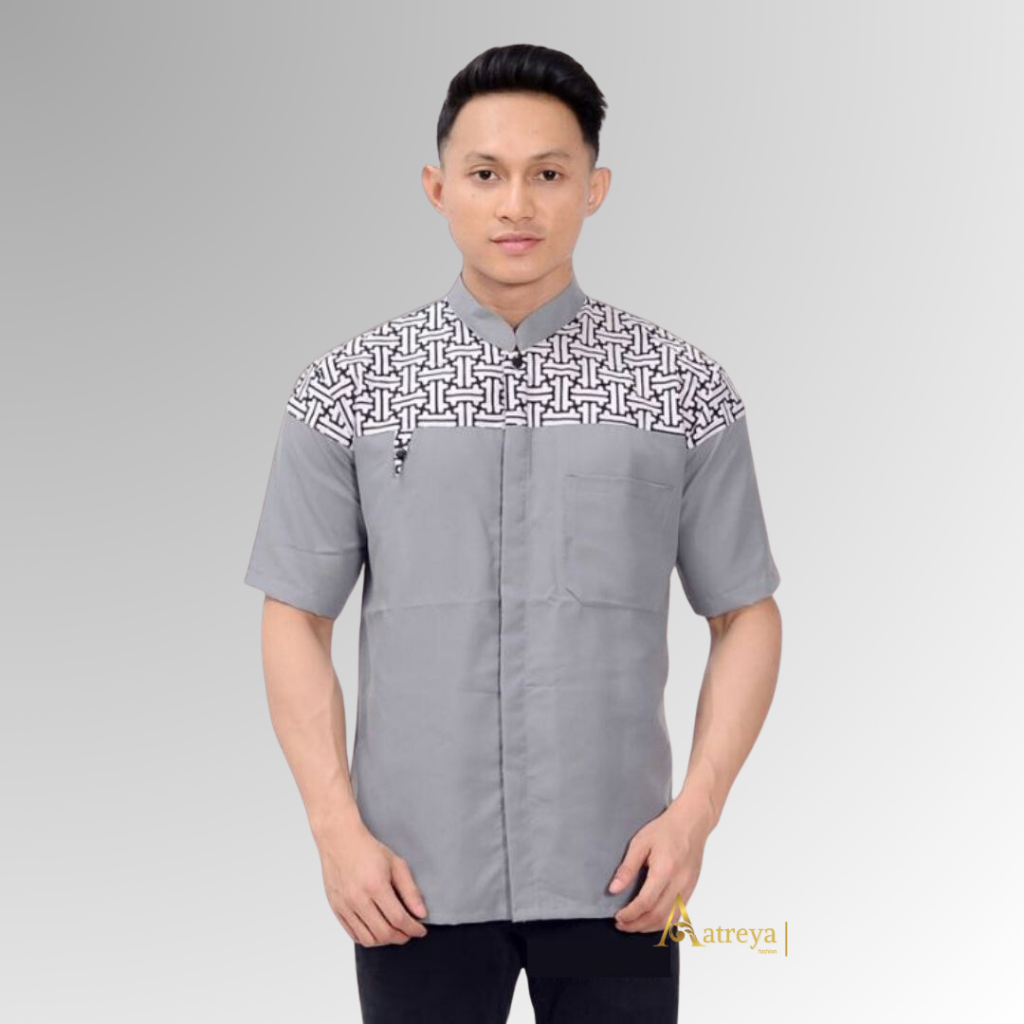 Jual Baju Koko Muslim Baju Koko Pria Lengan Pendek Sisir Pundak ... Jual Baju Koko Muslim Baju Koko Pria Lengan Pendek Sisir Pundak ...