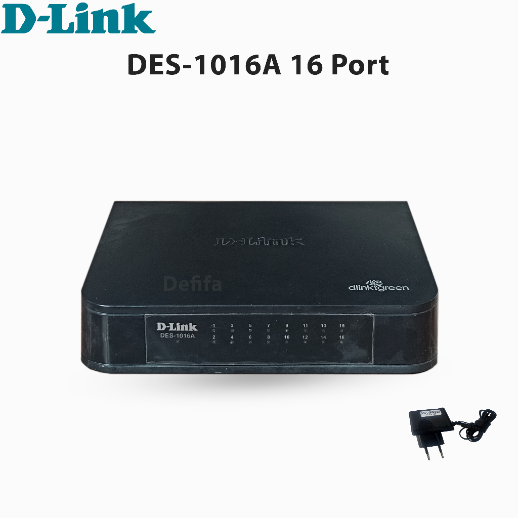 Jual D-Link DES-1016A 16-Port 10/100 Desktop Switch HUB | Shopee Indonesia