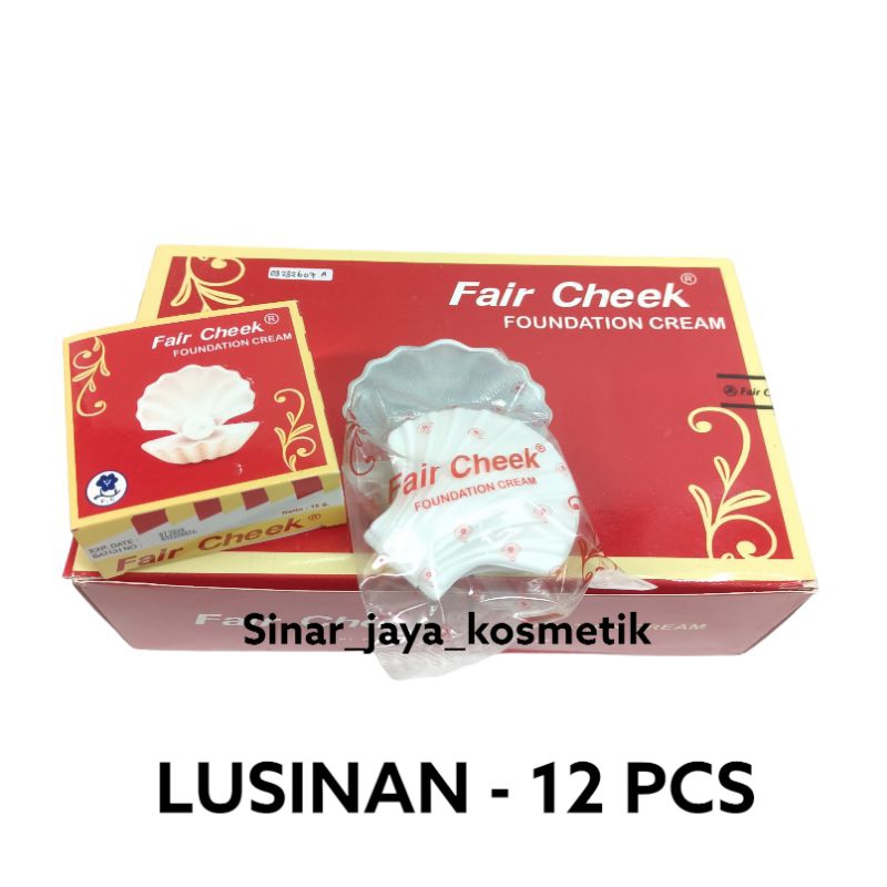 Jual Foundation Cream Kelly Kerang Fair Cheek Lusinan 12 Pcs | Shopee ...