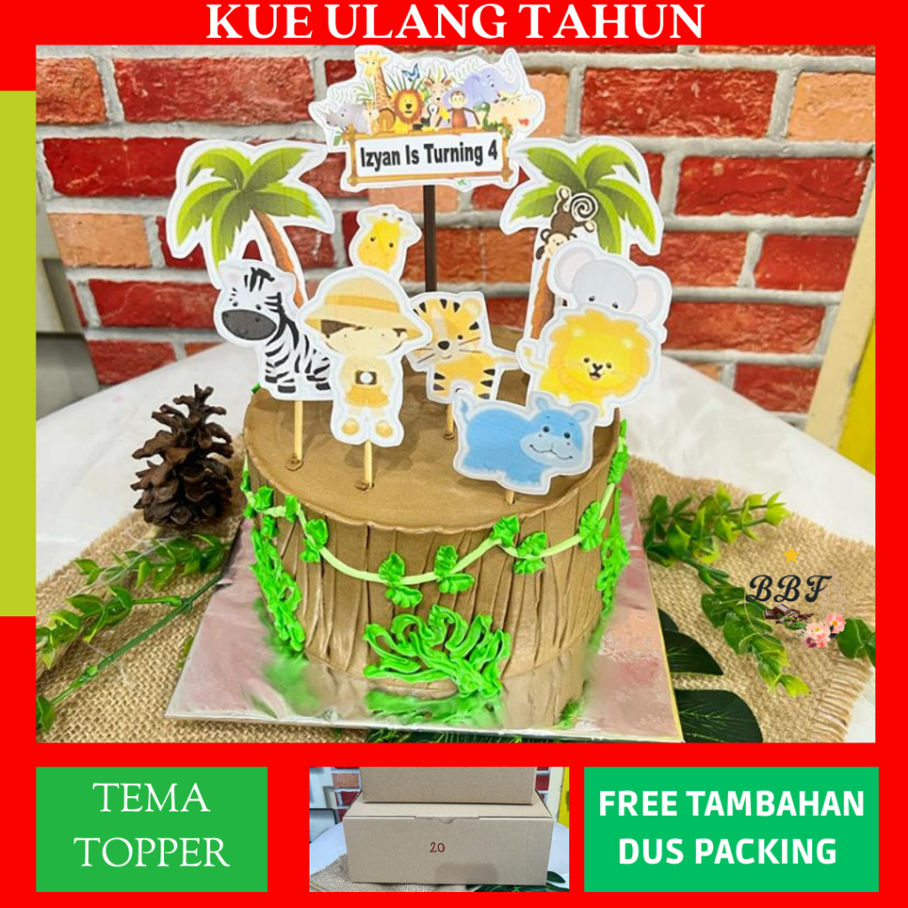 Jual Kue Ultah topper Ulang Tahun /Topper Ultah / Cake Ultah / Birthday ...