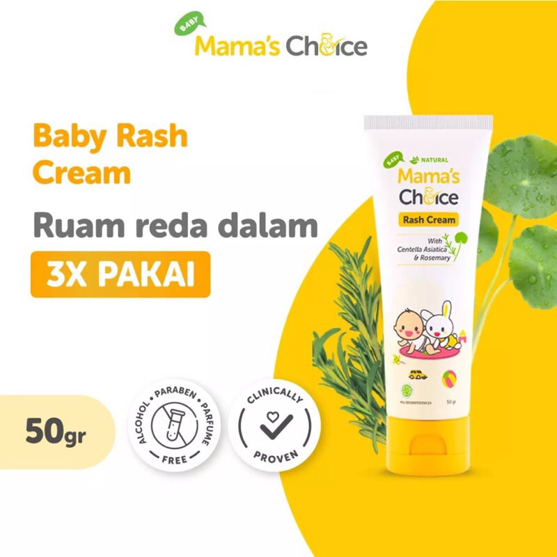Jual MAMA'S CHOICE Baby Rash Cream | krim penghilang ruam susu / biang ...