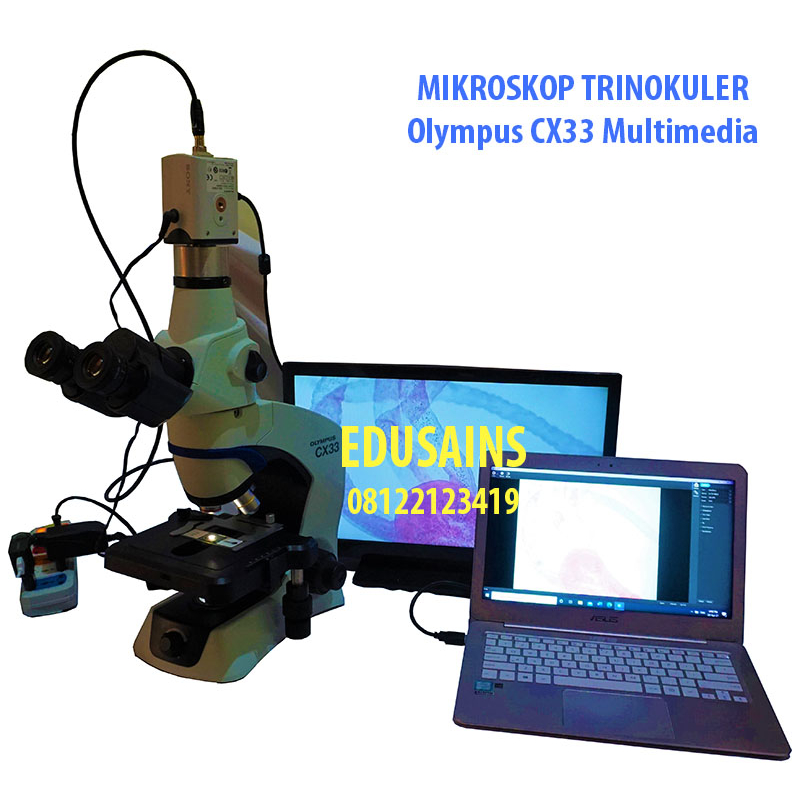 Jual Mikroskop Trinokuler Olympus CX33 Multimedia - kamera high resolution | Shopee Indonesia