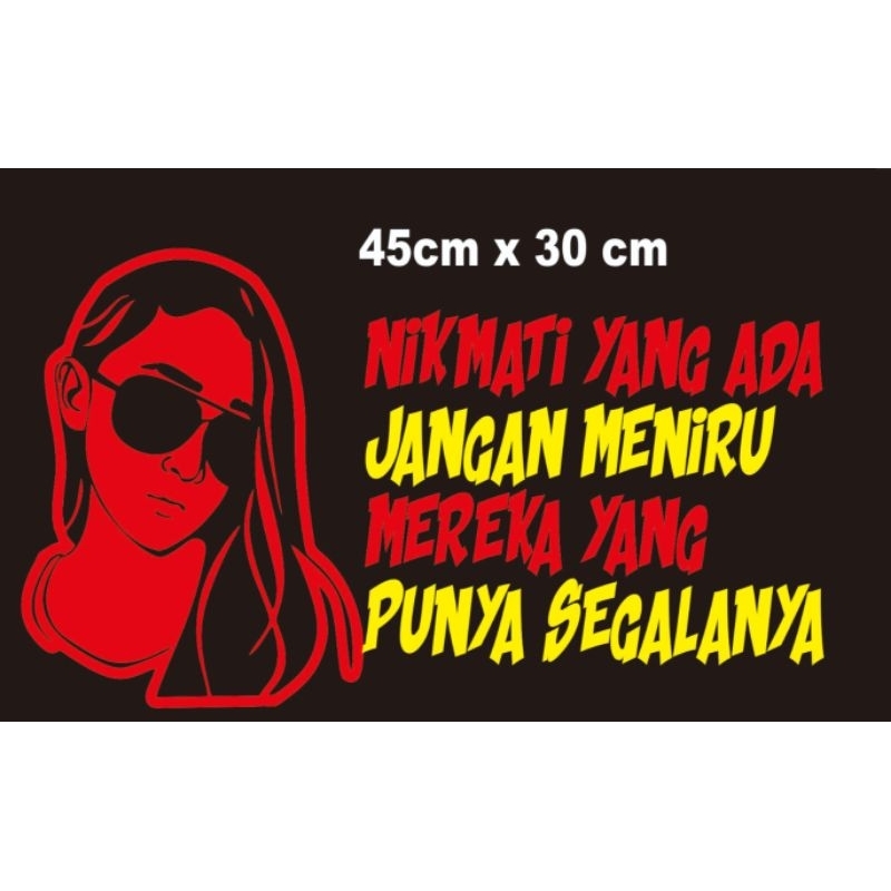 Jual STICKER CUTTING KATA KATA LUCU UNTUK KACA PINTU ATAU BODY TRUCK PICK UP DLL | Shopee Indonesia