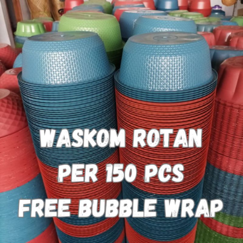 Jual Waskom Baskom Besek Wakul Tasyakuran model Rotan 150 pcs | Shopee ...