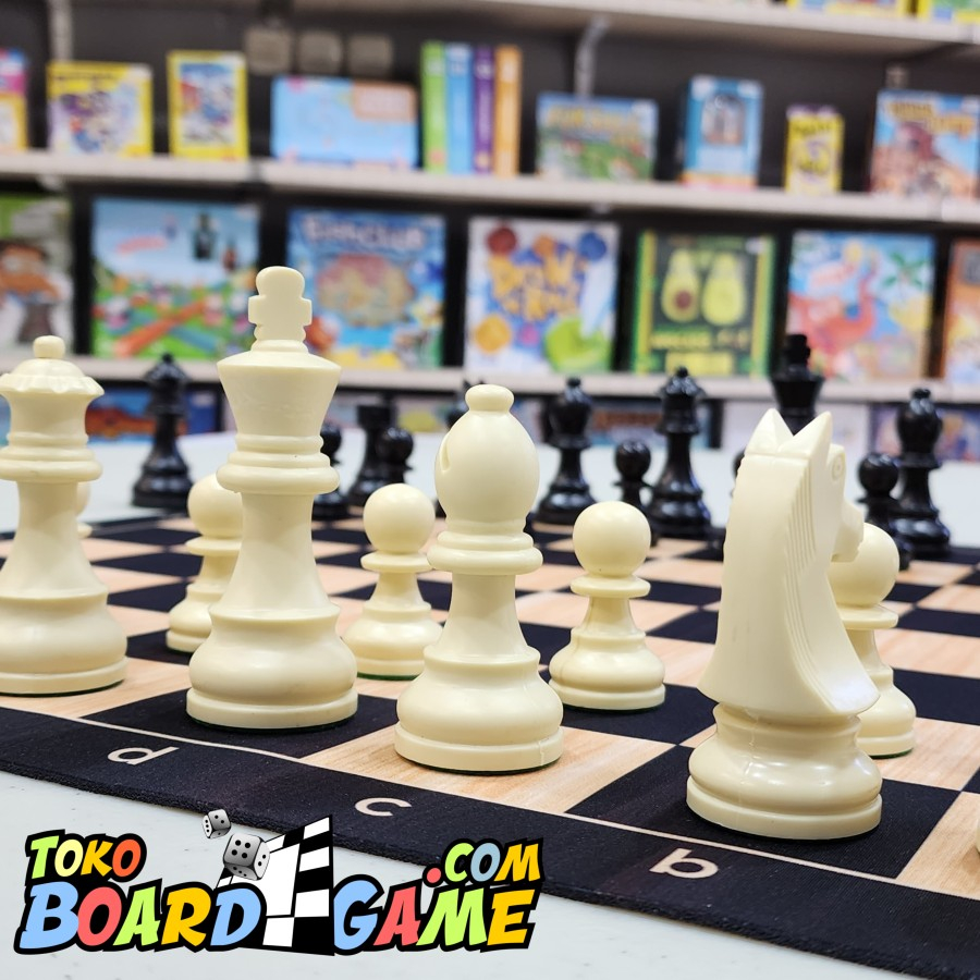 Jual Chess Set Playmat CH35 - Papan Catur Premium 50x50 - Board Game ...