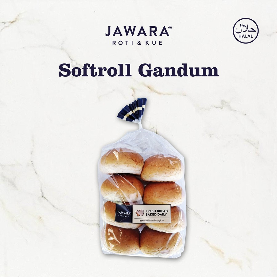 Jual Jawara Roti & Kue - Soft Roll Gandum Halal / Roti Gandum / Wheat ...