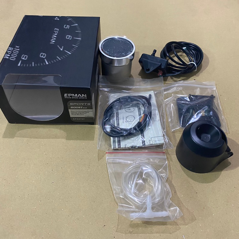 Jual EPMAN RACING 2” 52MM BAR TURBO BOOST GAUGE METER | Shopee Indonesia