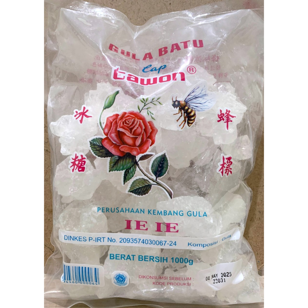 Jual IE IE Gula Batu cap Tawon 1 Kg | Shopee Indonesia