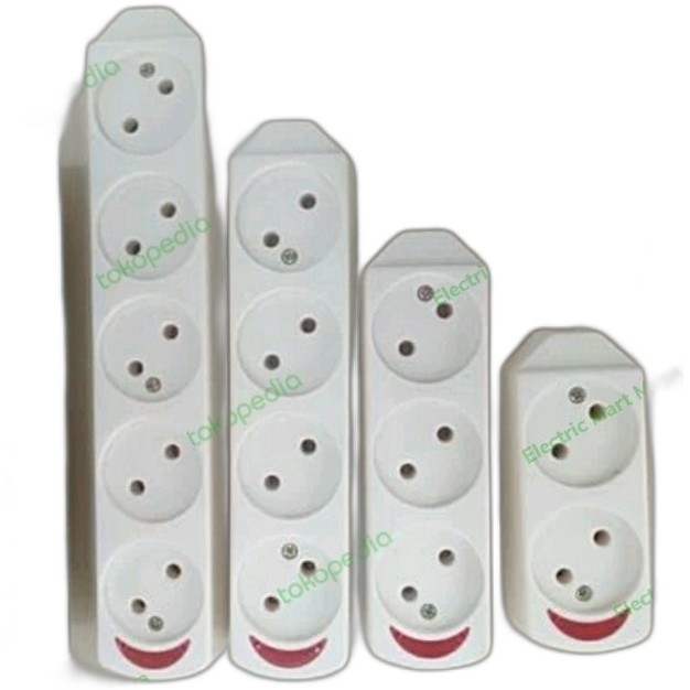 Jual Stop Kontak 2 3 4 5 Lubang Lumment SNI Gepeng Colokan Listrik Terminal Kuningan | Shopee ...