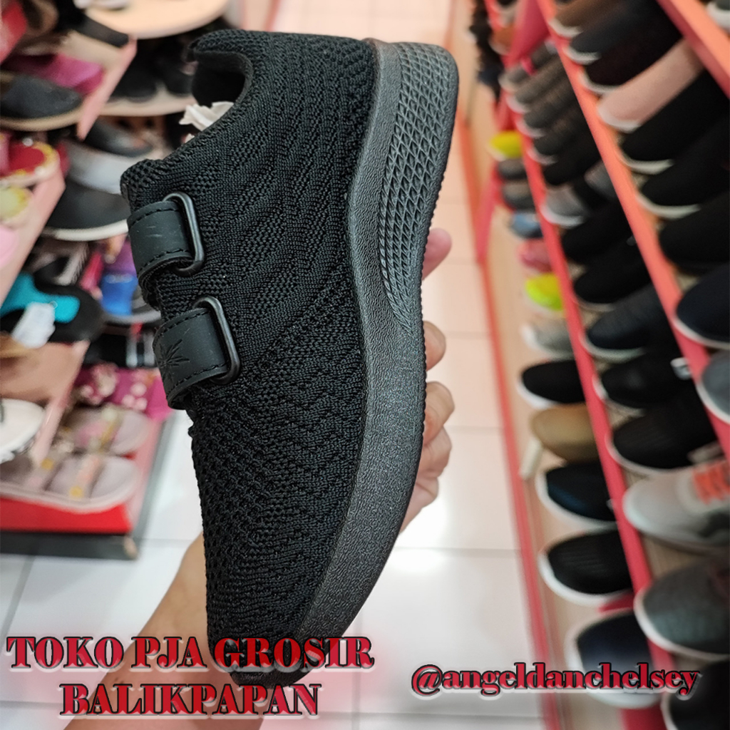 Jual SEPATU SEKOLAH ANAK UNISEX MERK THOMAS VELCRO SOL INJEKSI KARET ...