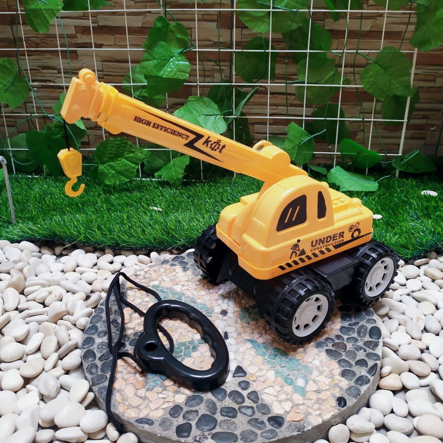 Jual Mainan Mobil Truk Crane - Miniatur Mobilan Truck Kren Tarik Anak ...