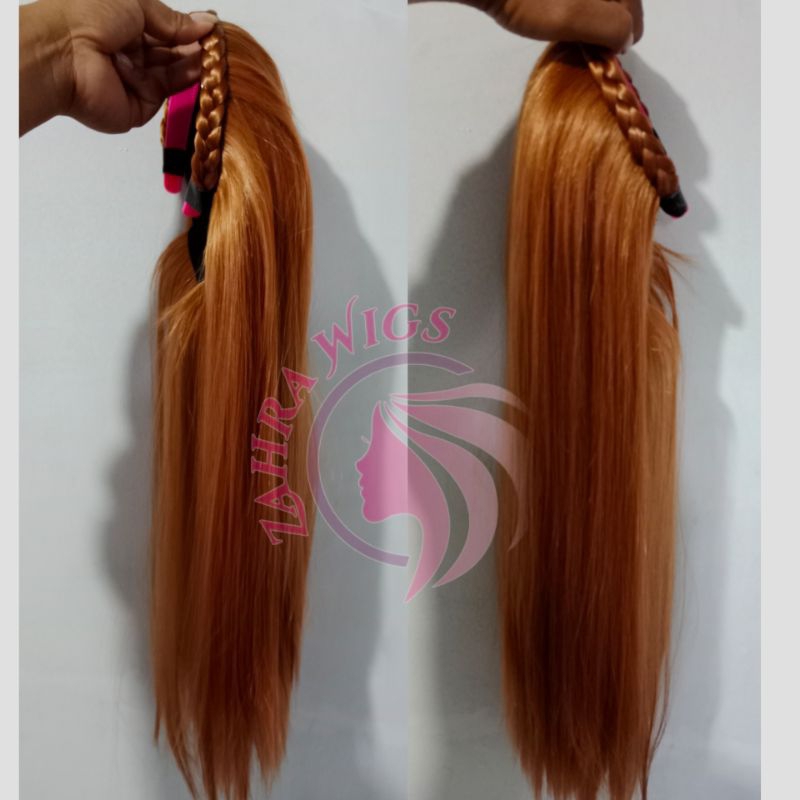Jual Wig Bando Wanita Rambut Panjang Lurus Warna Pirang Blonde Panjang ...