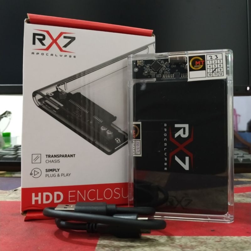 Jual SSD External RX7 APOCALYPSE 128GB 256GB 512GB USB 3.0 Enclosure ...