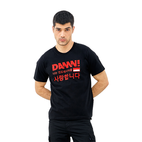 Jual DAMN! I LOVE INDONESIA SIGN NEW KOREA BLACK UNISEX | Shopee Indonesia