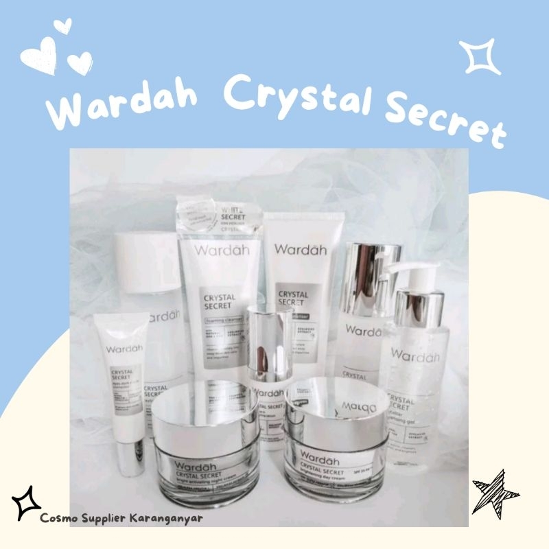 Jual ☀️ Cosmo ☀️ Paket Wardah Crystal Secret - Paket Skincare Glowing ...
