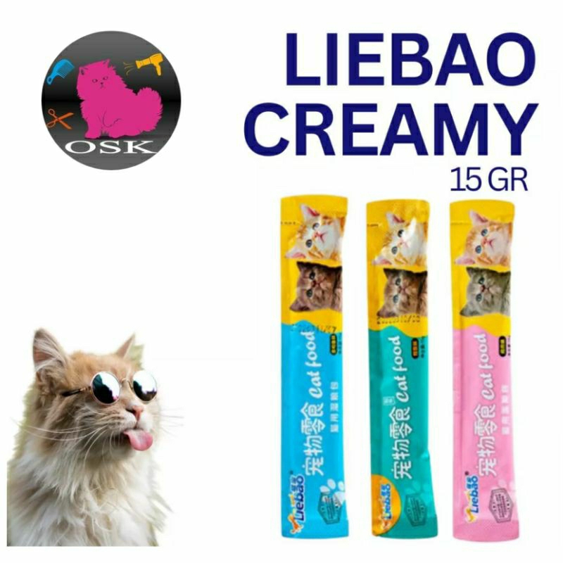 Jual Liebao cat snack creamy 15gr liebao | Shopee Indonesia
