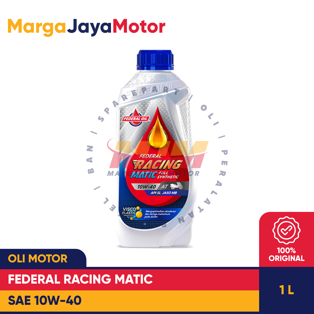 Jual Federal Racing Matic 10W-40 1L | Shopee Indonesia
