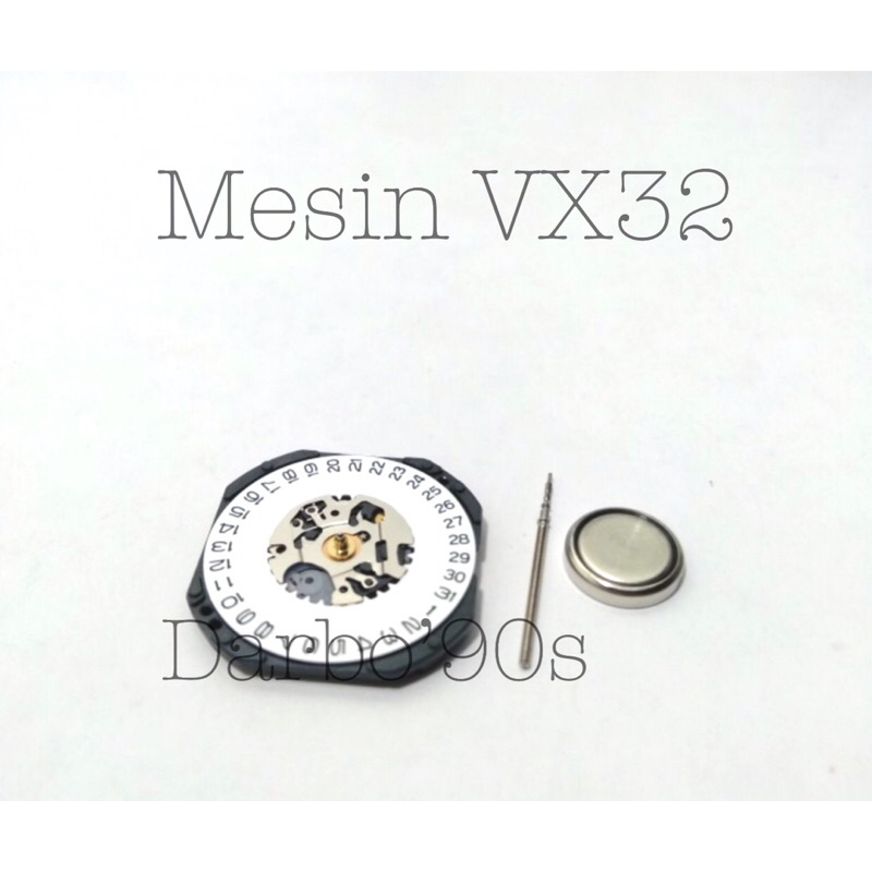 Jual MESIN JAM TANGAN VX32 ORIGINAL MESIN VX 32 TANGGAL SAMPING DAN BAWAH | Shopee Indonesia