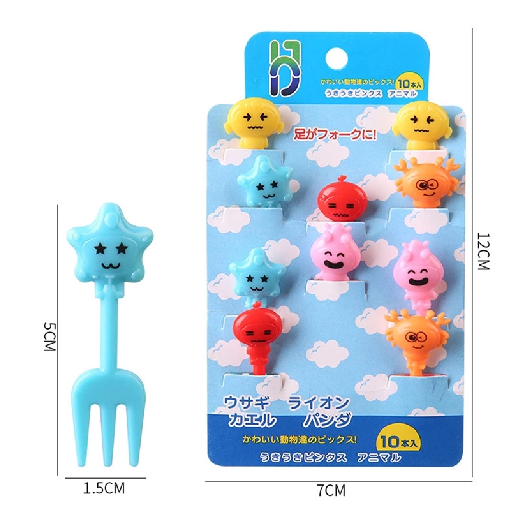 Jual Tusuk Bento Sea Animal / Garpu Bentuk Hewan Laut 3D mix / Food ...