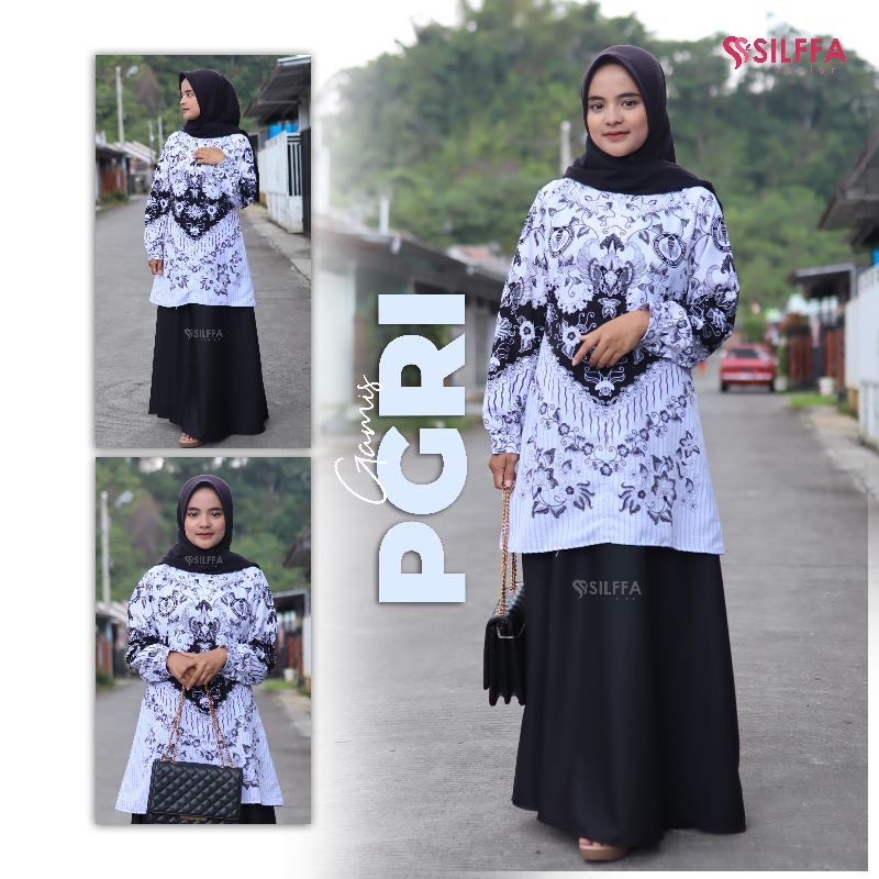 Jual Tunik PGRI wanita terbaru 2023 seragam tunik pgri wanita full ...
