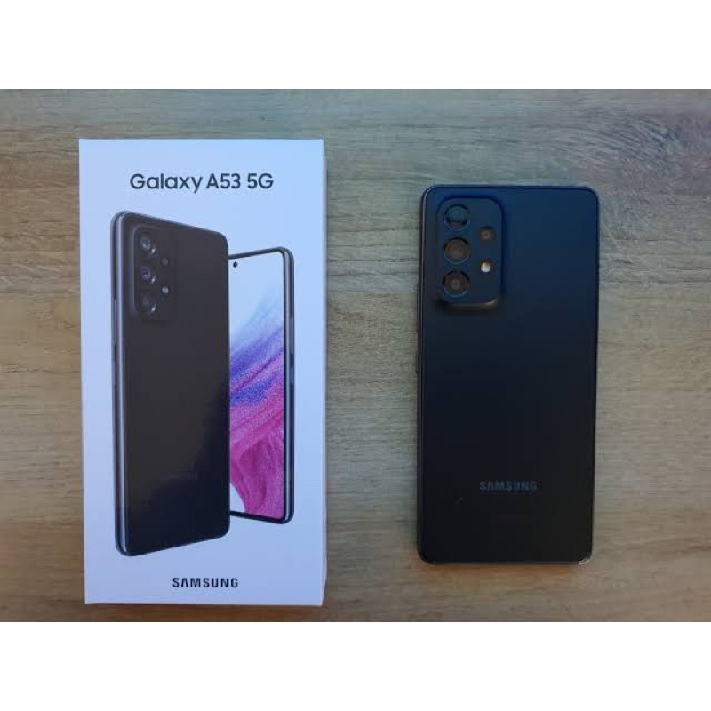 Jual Samsung A53 5g hitam 8/128 second normal fullset | Shopee Indonesia