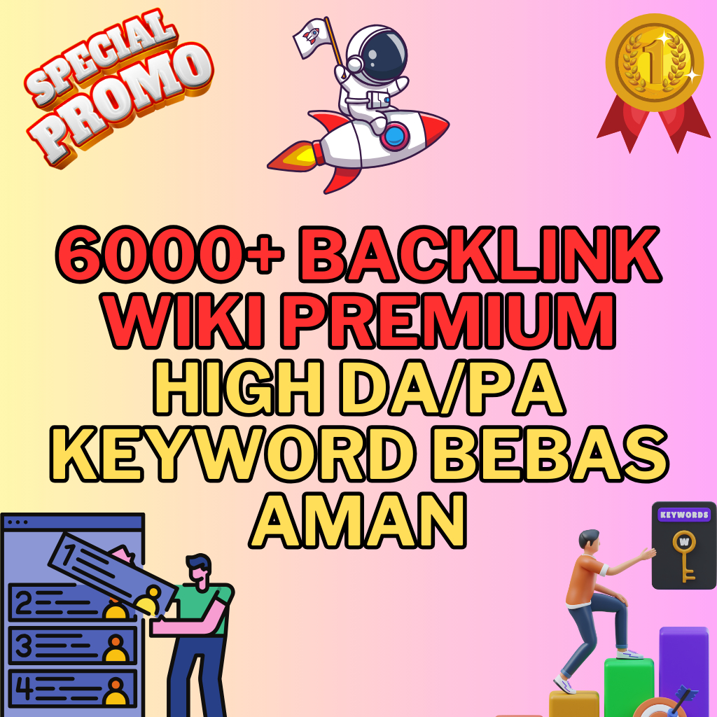 Jual Backlink Wiki Premium Berkualitas | Link Building Boost Ranking GOOGLE | Shopee Indonesia
