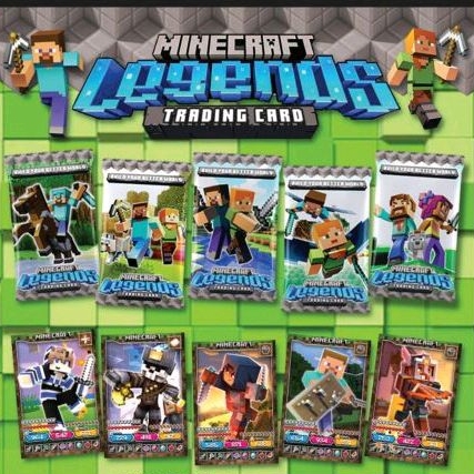 Jual 1sachet 10lembar KARTU TRADING PHOTOCARD MINECRAFT | Shopee Indonesia