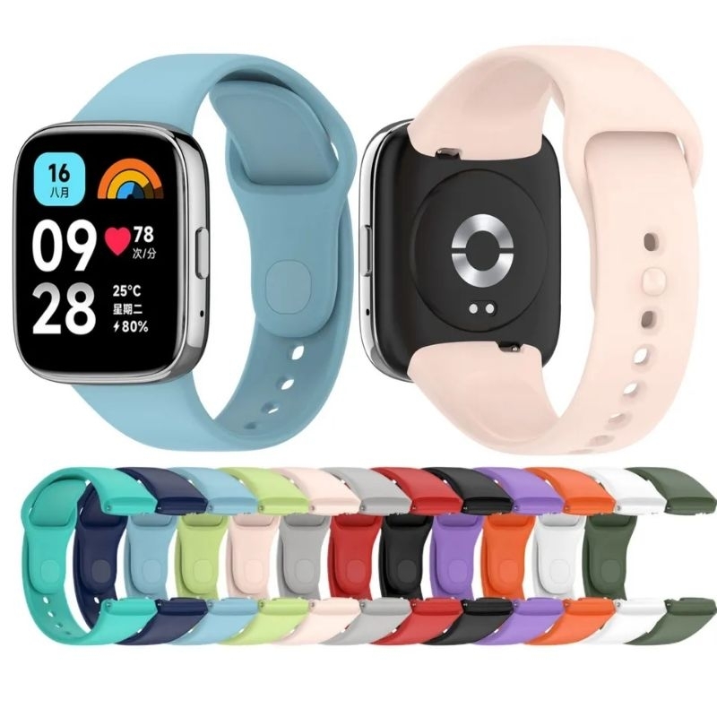 Jual Strap / Tali Jam Silicone Xiaomi Redmi Watch 3 Active / Watch 3 Lite | Shopee Indonesia