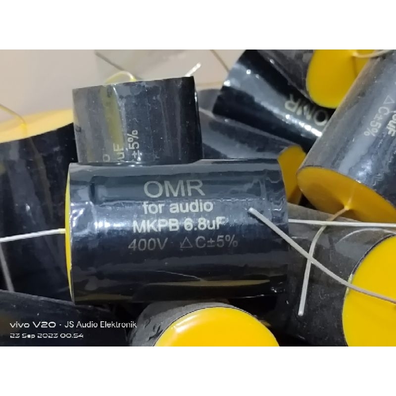 Jual OMR 6.8UF 400V Capacitor bulat kapasitor | Shopee Indonesia