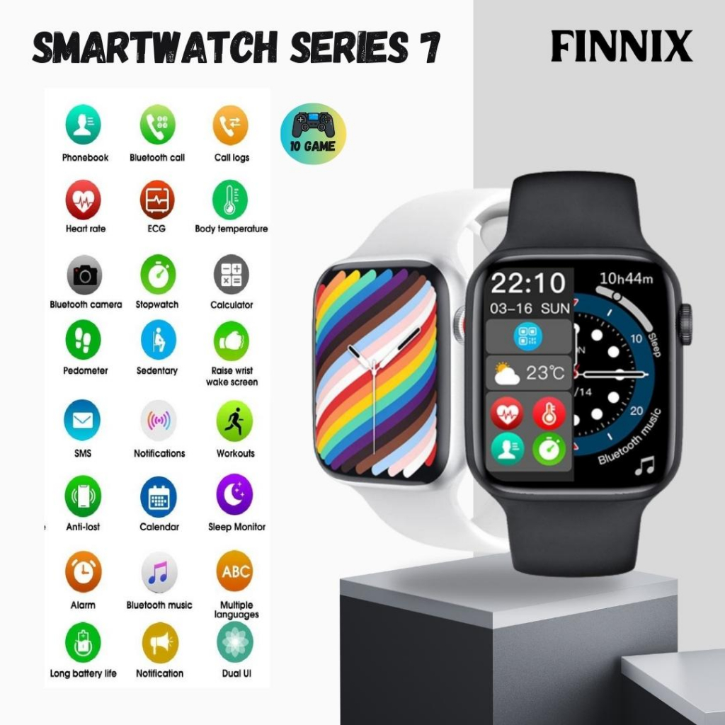 Jual Smartwatch series 7 Full Layar Touch Screen fitur lengkap Ada 10 ...
