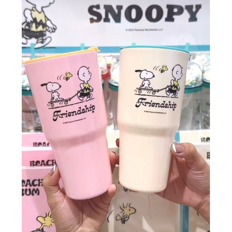 Jual MINISO SNOOPY BOTOL MINUM TUMBLR 800ml PEANUTS TUMBLER | Shopee ...