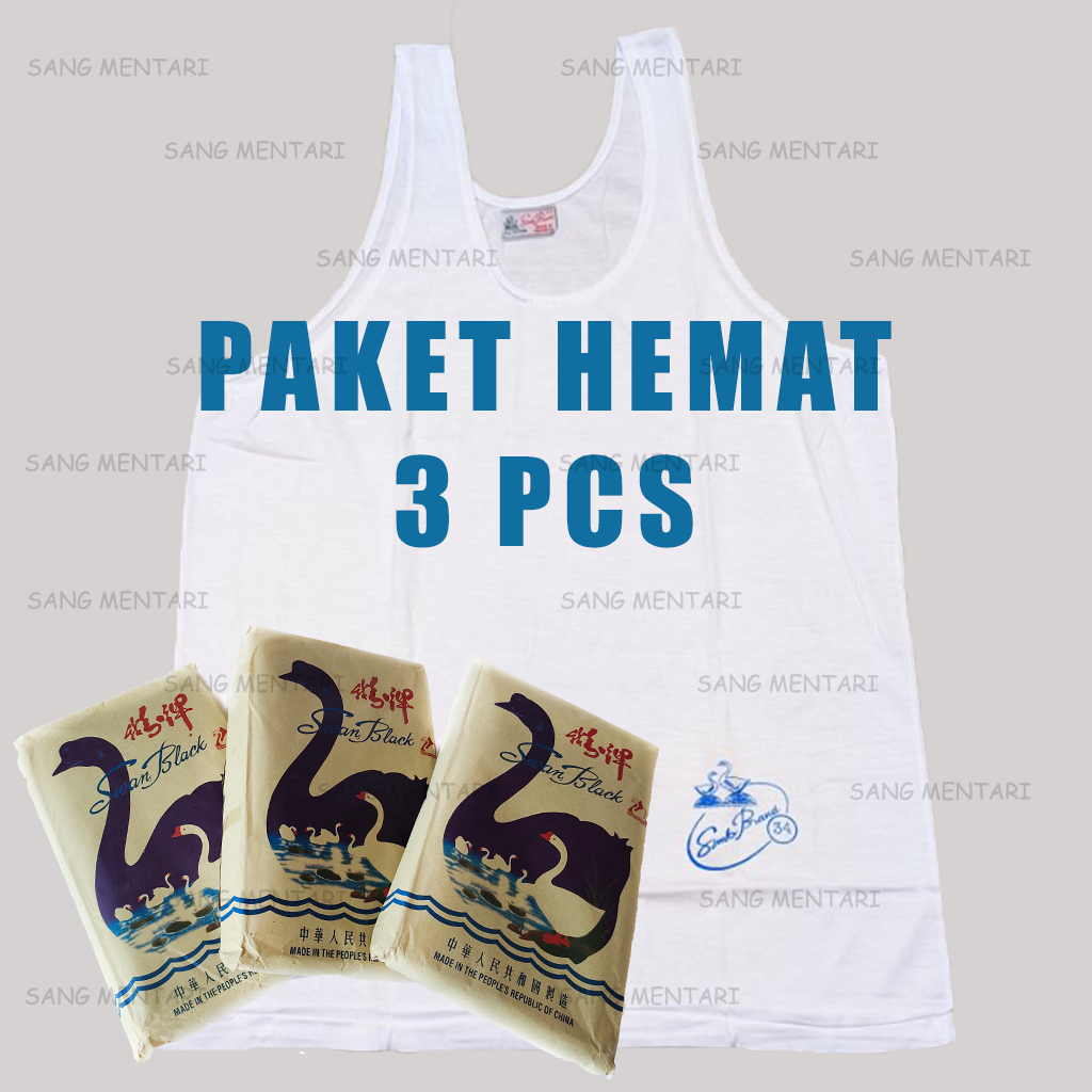 Jual 3 pcs Singlet Pria Dewasa Swan Kaos Dalam Pria Swan Singlet Swan ... Jual 3 pcs Singlet Pria Dewasa Swan Kaos Dalam Pria Swan Singlet Swan ...