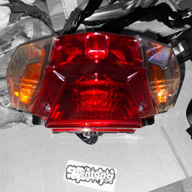 Jual Stoplamp beat esp k81 smoke hitam oren Bahan win/Honda FULLSET ...