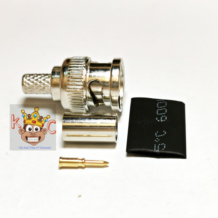 Jual KONEKTOR BNC MALE CRIMPING RG58 TAIWAN | Shopee Indonesia