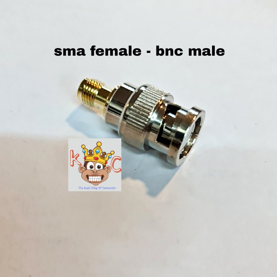 Jual KONEKTOR BNC MALE TO SMA FEMALE GOLD | Shopee Indonesia