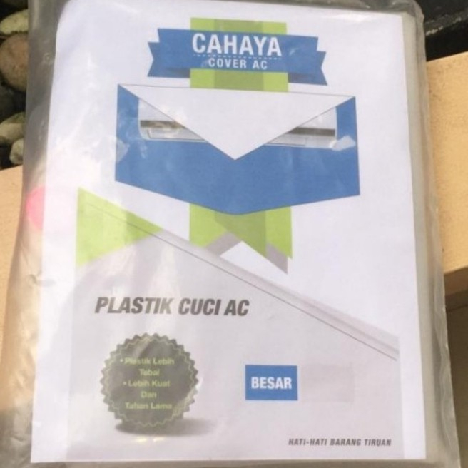 Jual plastik service cuci AC besar 2 PK penampung air cover AC 1.5PK ...