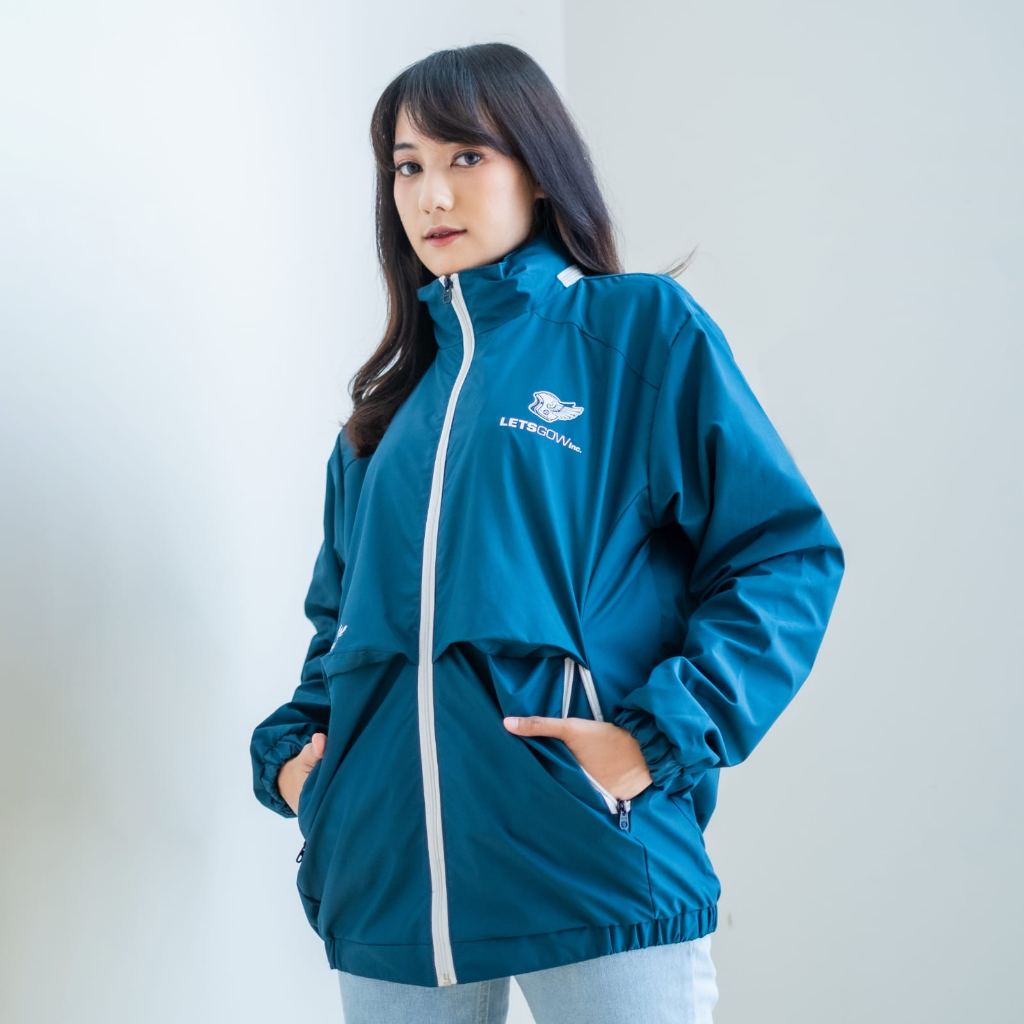Jual Jaket Pria Wanita Unisex Anti Angin Waterproof Outdoor Jaket Motor ...