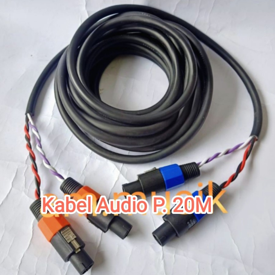 Jual KABEL SPEAKER SPIKON SPIKON 20 METER AUDIO SOUND MURAH | Shopee ...
