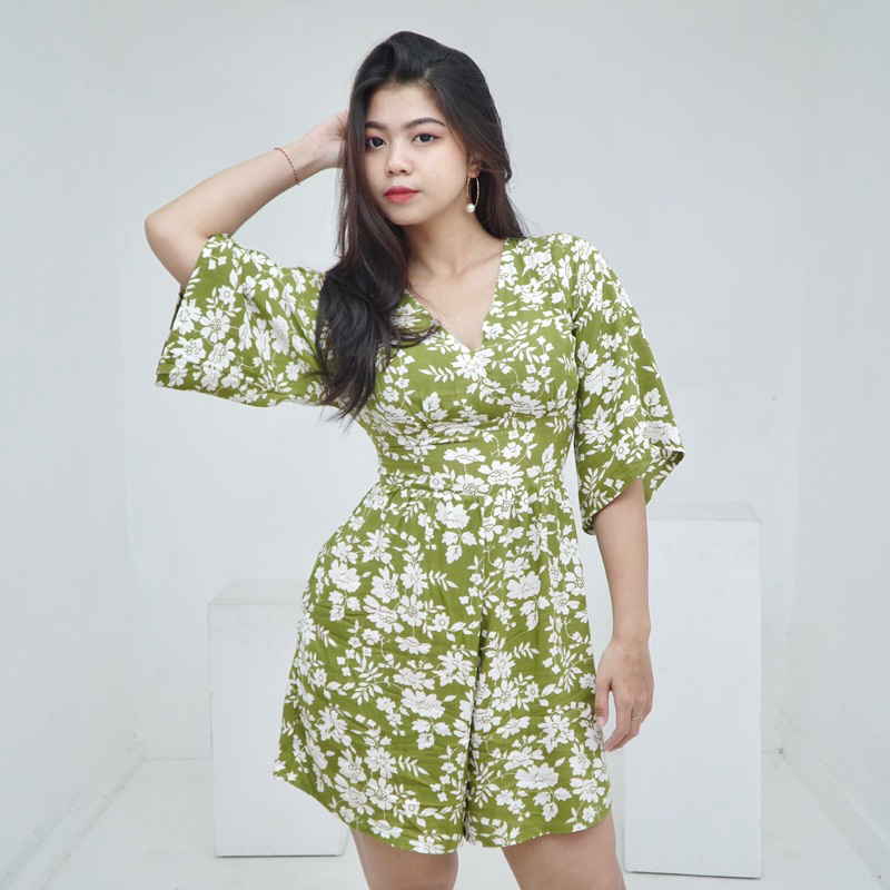 Jual Clara Jumpsuit (M-XXXL) | Shopee Indonesia