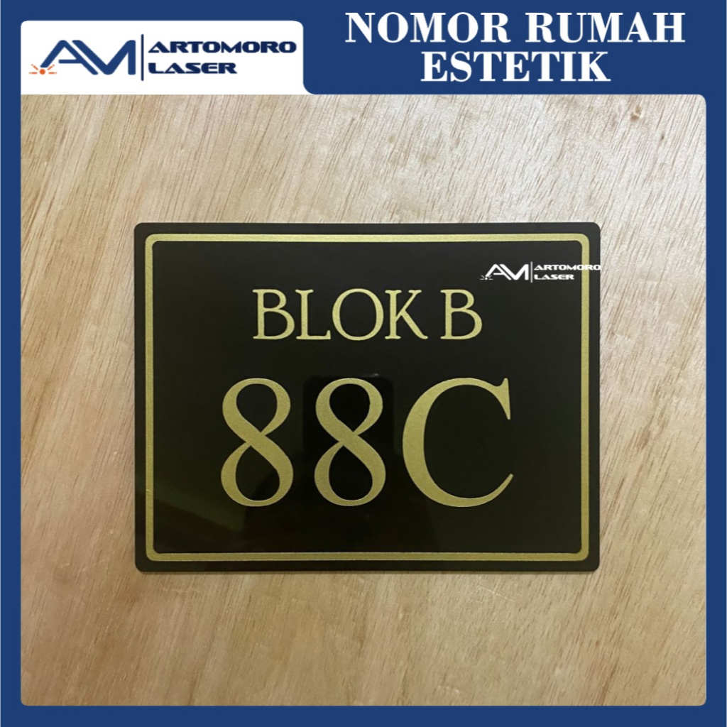 Jual NOMOR RUMAH AKRILIK ESTETIK SIMPLE LASER CUTTING / NO RUMAH ...