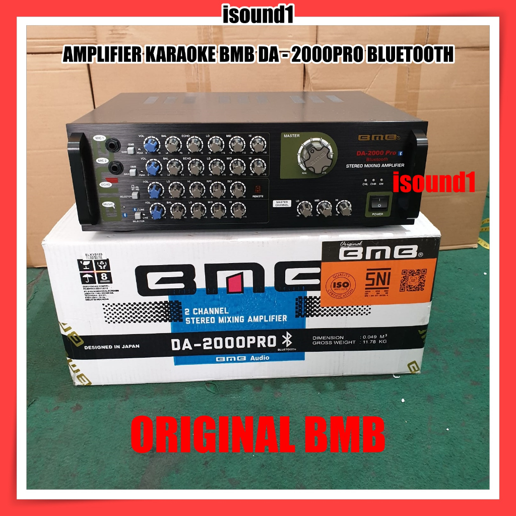 Jual POWER AMPLI AMPLIFIER KARAOKE BMB DA - 2000PRO BLUETOOTH ORIGINAL ...