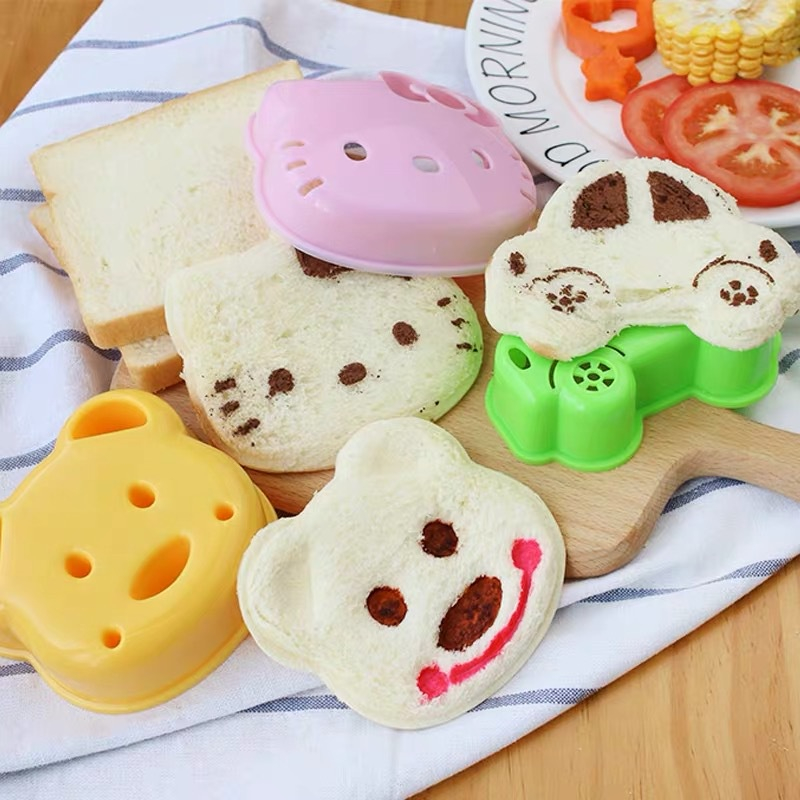 Jual Cetakan roti bentuk karakter lusu hewan mobil bento bekal anak ...