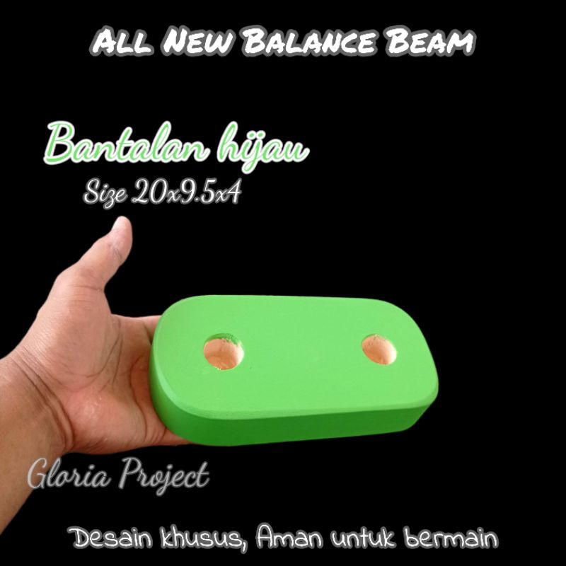 Jual Balance Beam Papan Kayu Titian keseimbangan Mainan Kayu Edukatif ...