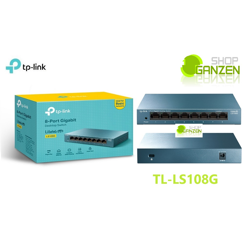 Jual TP-Link TL-LS108G 8-Port 10/100/1000Mbps Desktop Switch | Shopee ...